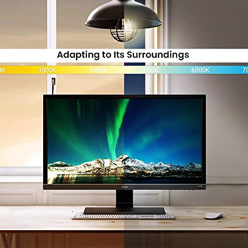 BenQ EW3270U Premium Monitor 32" 4K UHD | HDRi | DCI-P3 | Eye-Care Tech | Adaptive Brightness | Tilt Screen | Built-In Speakers | Eye Reminder | DisplayPort | HDMI | USB-C,Black