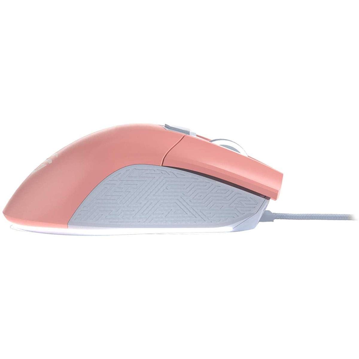 ASUS Optical Gaming Mouse - ROG Gladius II Origin Limited Edition PNK | Ergonomic Right-handed PC Gaming Mouse for FPS Games | 12000 DPI Optical Sensor | Aura Sync RGB, ROG Armoury II | Pink