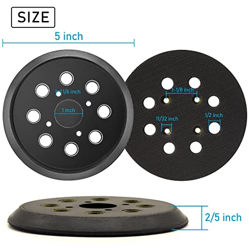 5-Inch Replacement Pad for Ryobi #300527002, Compatible with Ryobi RS290, RS280/RS280VS, RS281VS, P411 Random Orbit Sander