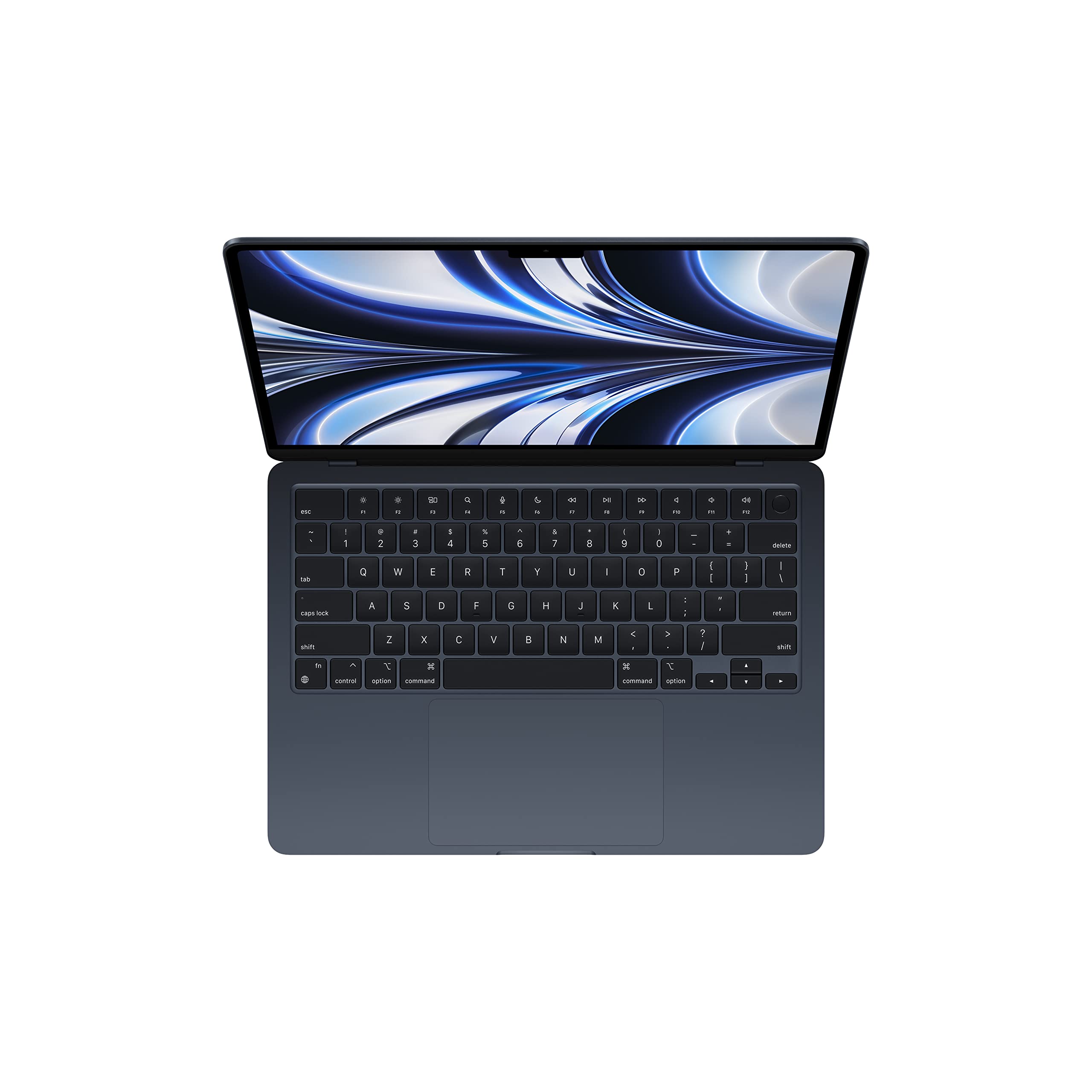 2022 Apple MacBook Air with Apple M2 Chip (13-inch, 16GB RAM, 256GB SSD Storage) (QWERTY English) Midnight (Renewed)