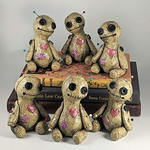 Xianxiang Incense Cone Burner, Voodoo Doll Incense Stick Holder Funny Ceramic Incense Holder Handcrafted Censer Inscent Stick Stand Resin Ornament Handmade Craft for Garden Home Decor