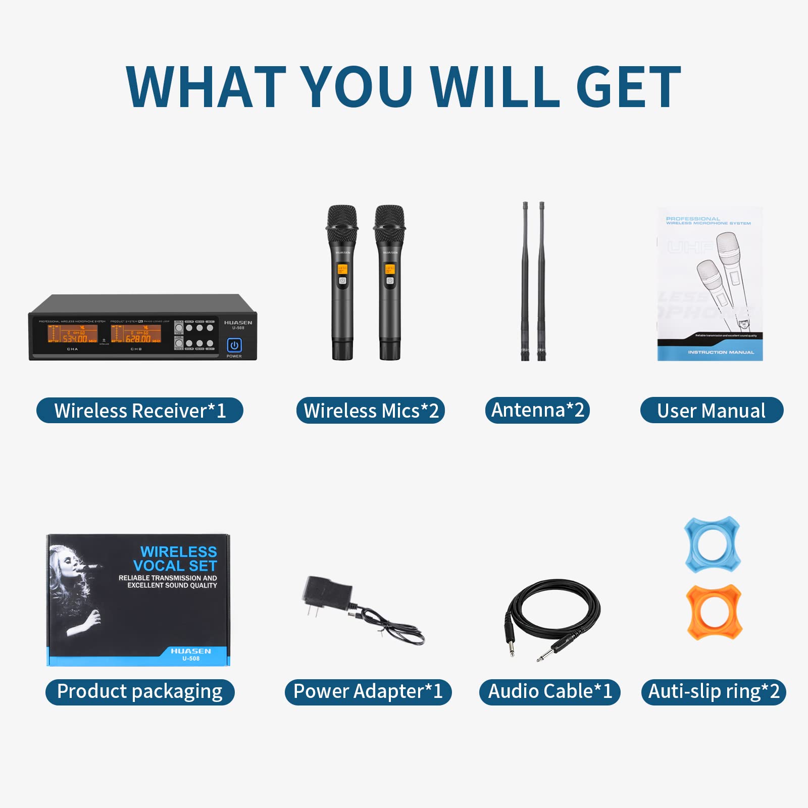 2022 New inandonkod Karaoke Machine 音王KV-503 Max 21.5 Inch Touch Screen Wireless Microphone with Effect Cloud Update Download Song Family Party Karaoke Playback (6T Harddisk, Black)