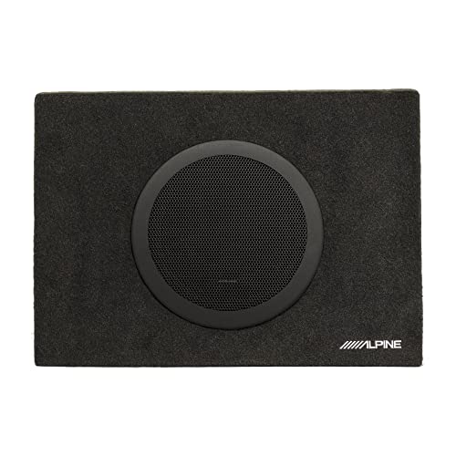 Alpine SWT Loaded Enclosure (SBT-S10V) 1000W Peak (350W RMS) SWT Series Single 10" Ported Subwoofer Enclosure