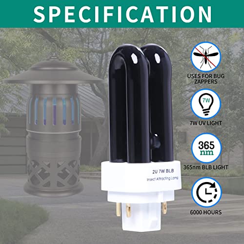 41050 Replacement Light Bulb 7 Watt 3.6 Inches Overall Length for DynaTrap DT1050 DT1100 DT1200 (1 Pack)