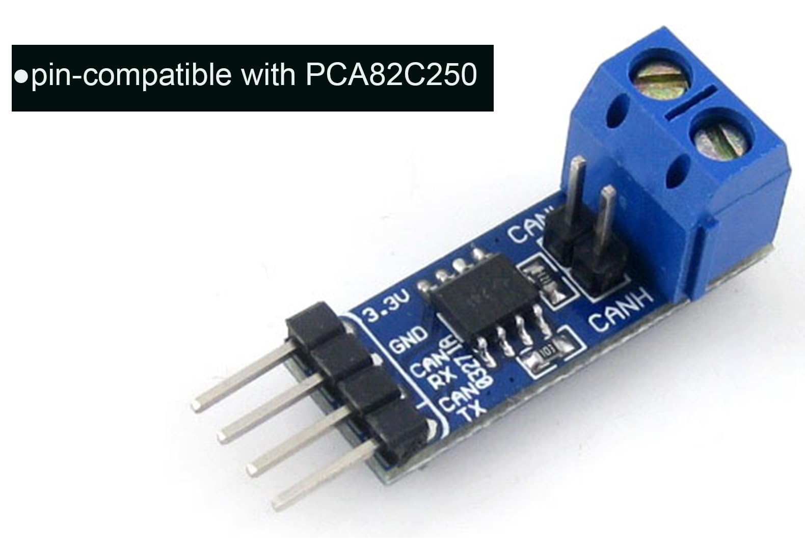 SN65HVD230 CAN Board Accessory Board 3.3V Onboard CAN Transceiver SN65HVD230 Compatible with PCA82C250 with ESD Protection. for Connecting Microcontrollers to The CAN Network