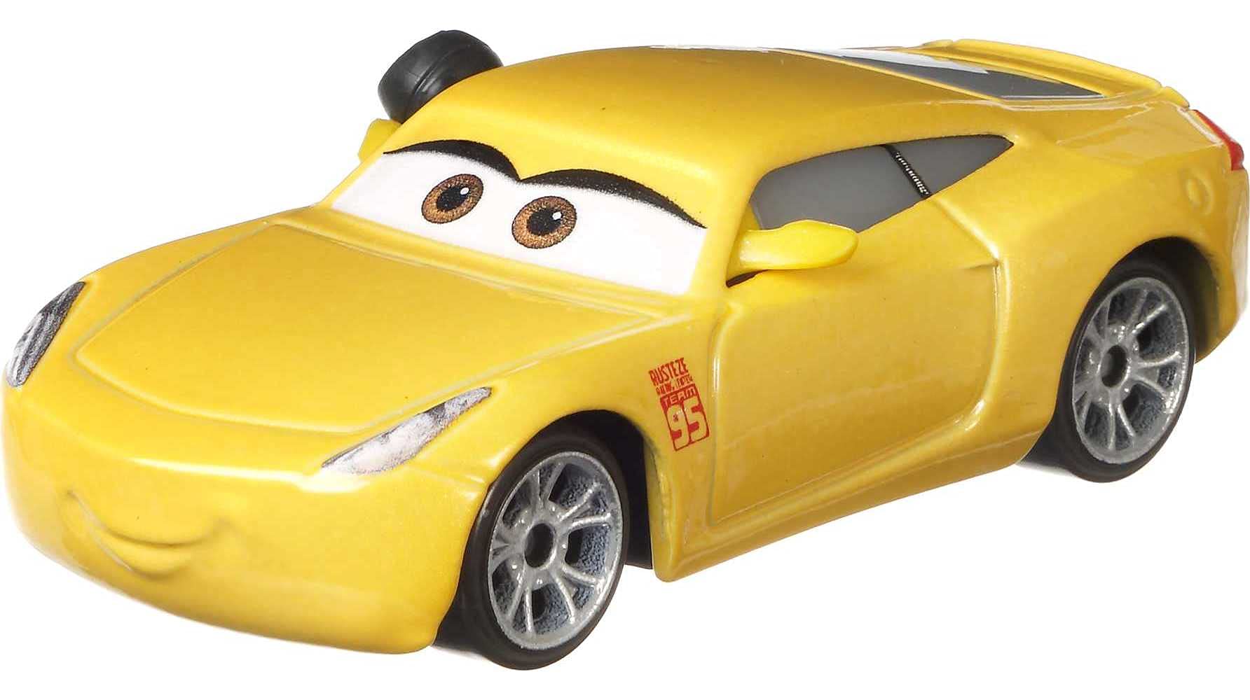 Disney Cars Toys and Pixar Cars Trainer Cruz Ramirez, Miniature, Collectible Racecar Automobile Toys Based on Cars Movies, for Kids Age 3 and Older, Multicolor
