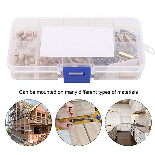 Standoff Spacer Pillar, Durable Practical Screw Spacer M2.5 Brass Standoff Spacer Brass Material for Industrial Equipment
