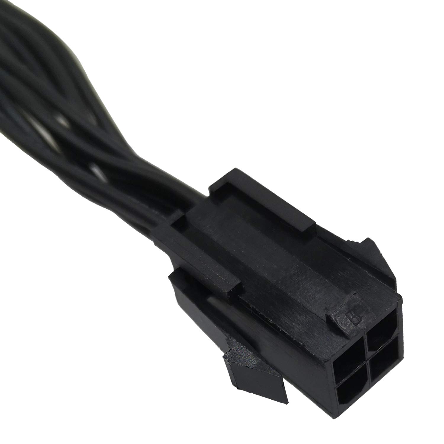 COMeap (2-Pack) 4 Pin to 8 Pin CPU Power Adapter, ATX 4 Pin to Motherboard CPU 8 Pin Converter Extension Cable for Power Supply with ATX 4 Pin Port 9.5-inch(24cm)