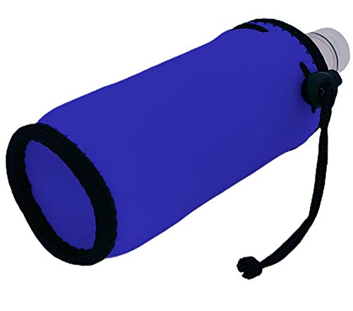 Blank Neoprene Water Bottle Coolie (4 Pack, Royal)