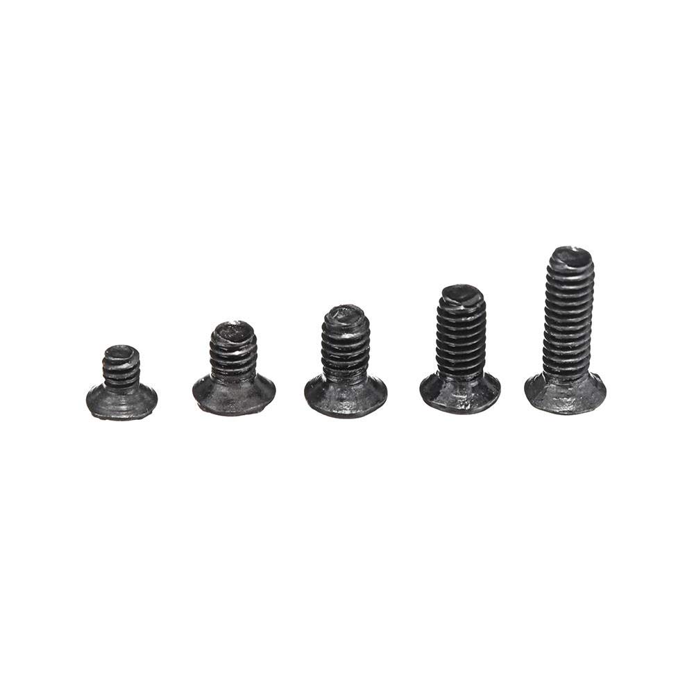 360Pcs M2 M2.5 M3 Mini P hillips Screw Flat Head Zinc-Plated Electronic Notebook Laptop Repair Screws Kit