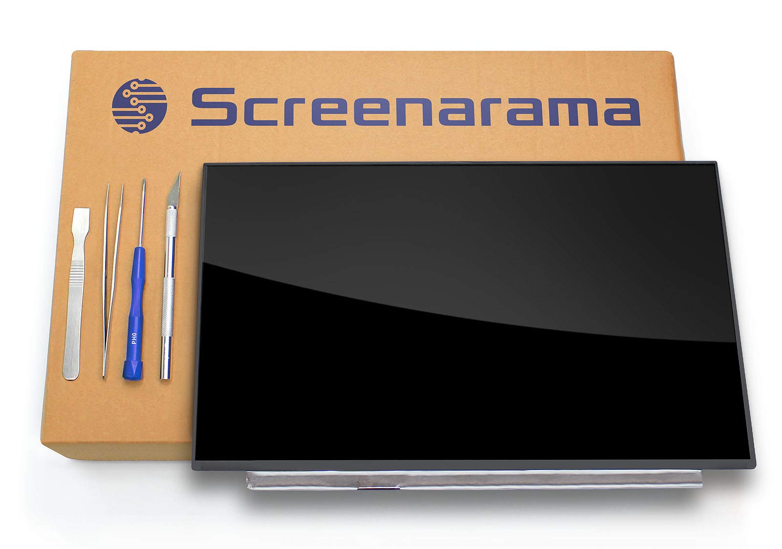 SCREENARAMA New Screen Replacement for NV156FHM-N61, FHD 1920x1080, IPS, Glossy, LCD LED Display with Tools