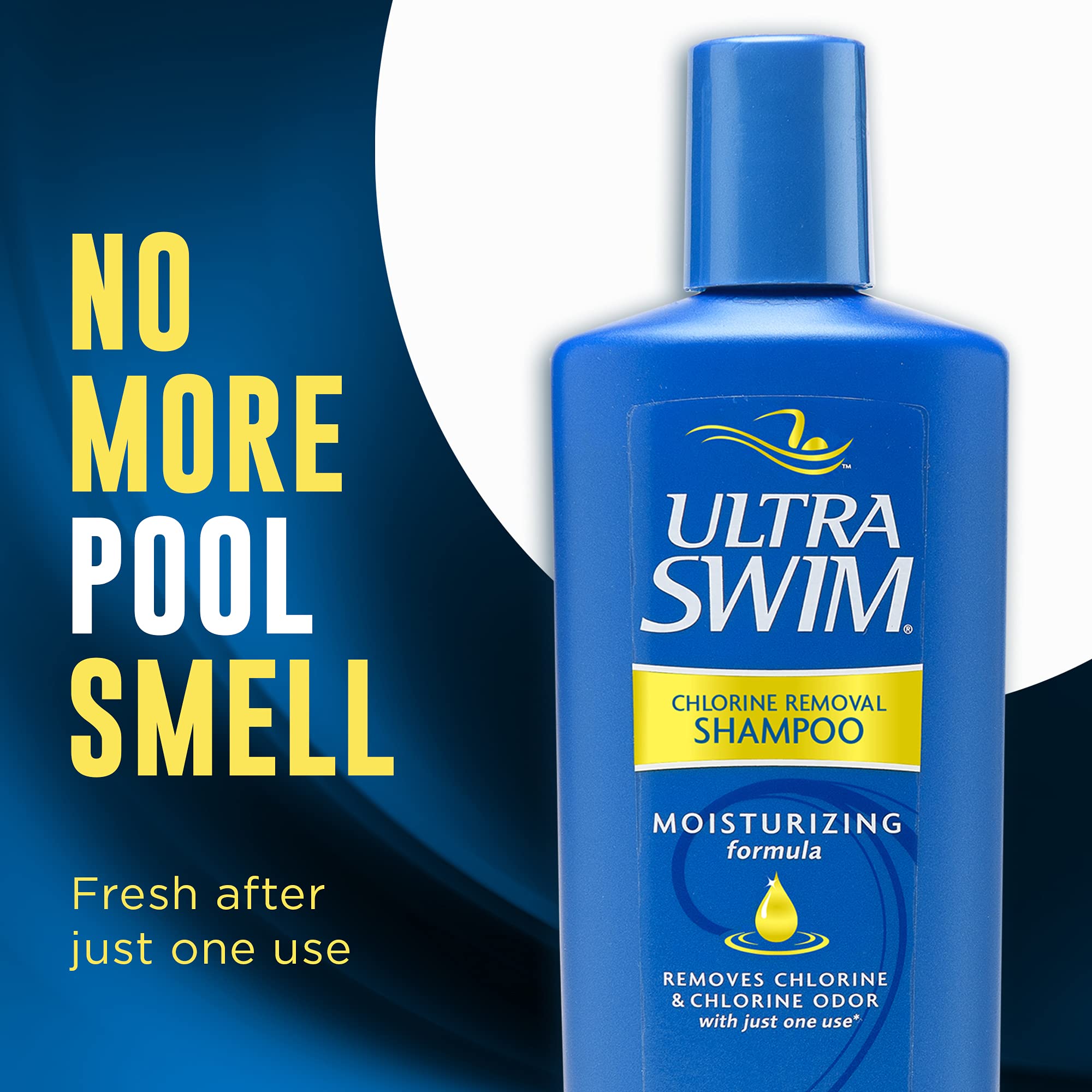 Ultra Swim Chlorine Removal & Hard Water Treatment Moisturizing Shampoo, 7 Ounce