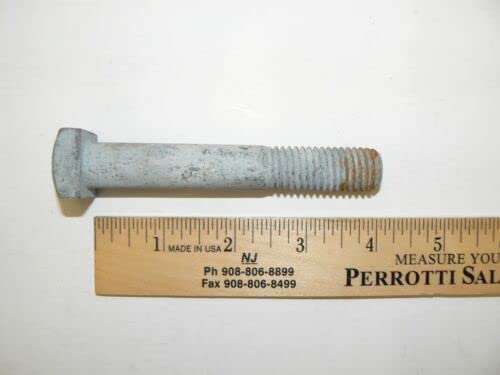 5/8"-11 x 4" Galv. Square Head Machine Bolts - Lot of 10 Pcs. HQ