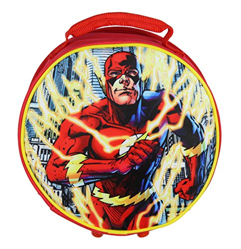 DC Comics Flash Lunch Box Soft Kit Insulated Cooler Circle Bag