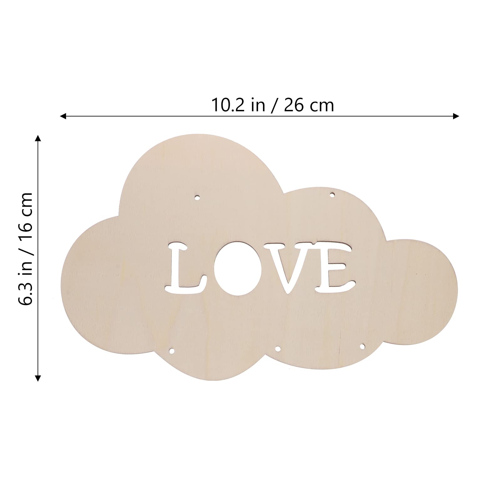 BESTOYARD Nursery Ceiling Mobile Clouds Moon Stars Ceiling Hanging Decorations for Baby Shower Baby Nursery Room