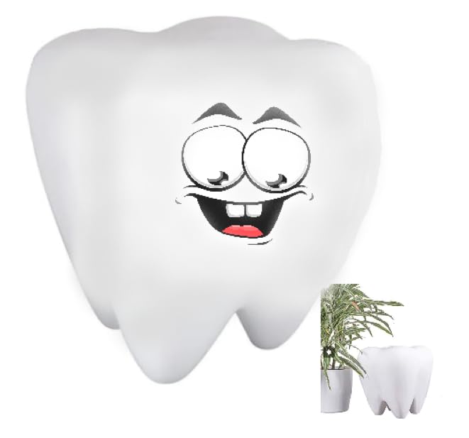 Giant Fiberglass tooth stool/seat in The shape of a molar.