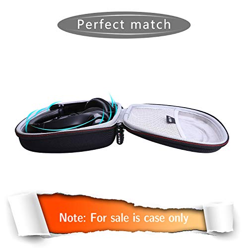 LTGEM Hard Case for Logitech USB Headset H390 / H430 / H570e and EAGLEND USB Headset/awatrue Computer Headset - Black+Grey