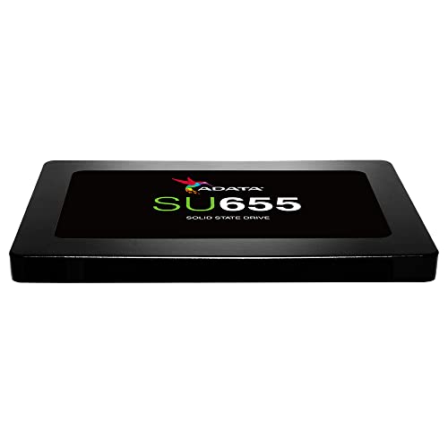 ADATA SU655 120GB 3D NAND 2.5 inch SATA III High Speed Read up to 520MB/s Internal SSD (ASU655SS-120GT-C)