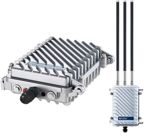 KuWFi Outdoor Wireless WiFi Access Point 11AC 750Mbps Dual-Band 2.4G/5.8G Antennas Waterproof Base Station AP Support Wireless AP/WiFi Repeater