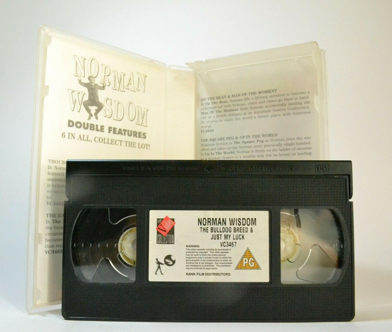The Bulldog Breed / Just My Luck [Norman Wisdom Double Feature] Comedy - Pal VHS