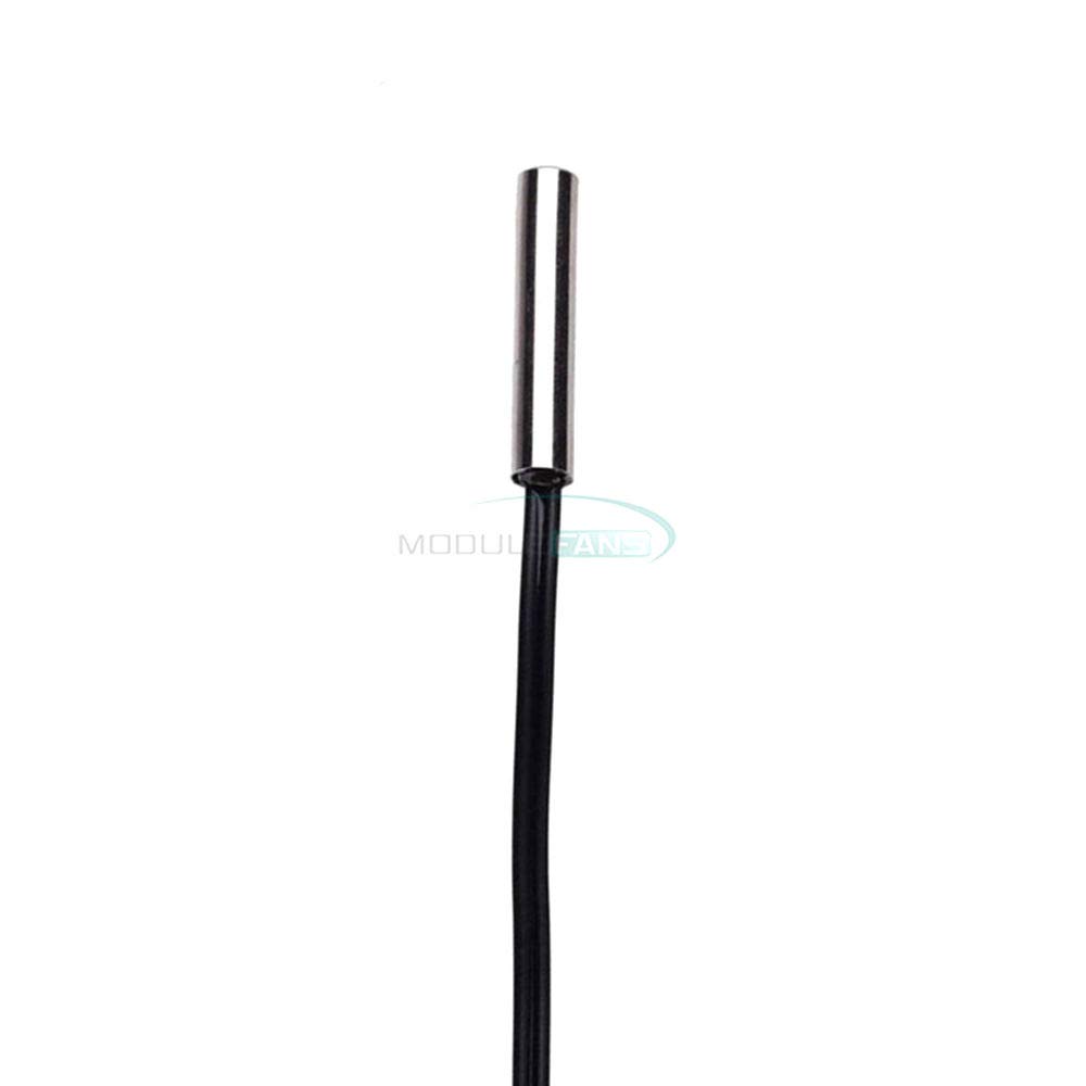 2PCS NTC Thermistor Accuracy Temperature Sensor 10K 1% 3950 Waterproof Probe 1m New