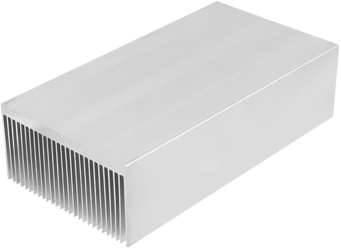 tatoko Aluminum Heat Sink Heatsink Module Cooler Fin for High Power Led Amplifier Transistor Semiconductor Devices with 130mm (L) x 69mm(W) x 36mm(H)