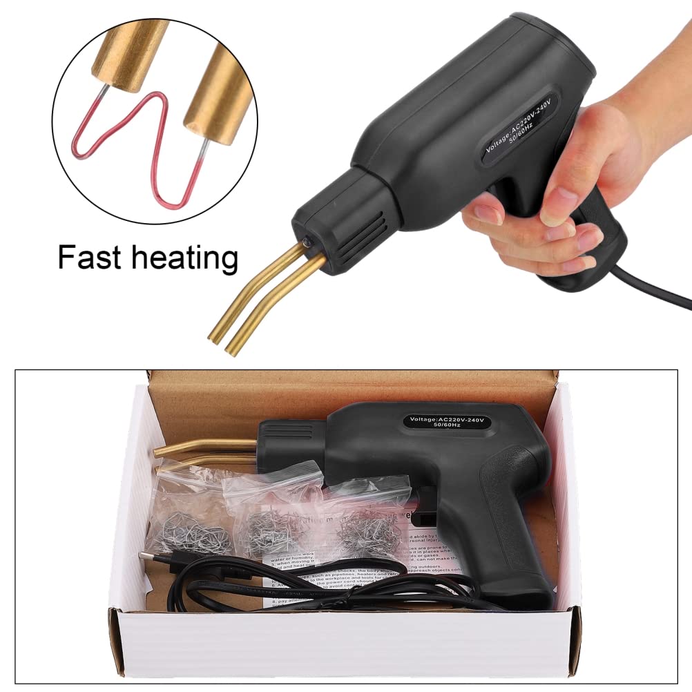 50W Standard Plastic Welding Machine, Plastic Welder Auto Bumper Repair Kit Car Bumper Repair Kit with Staples Hot Stapler Plastic Repair Kit