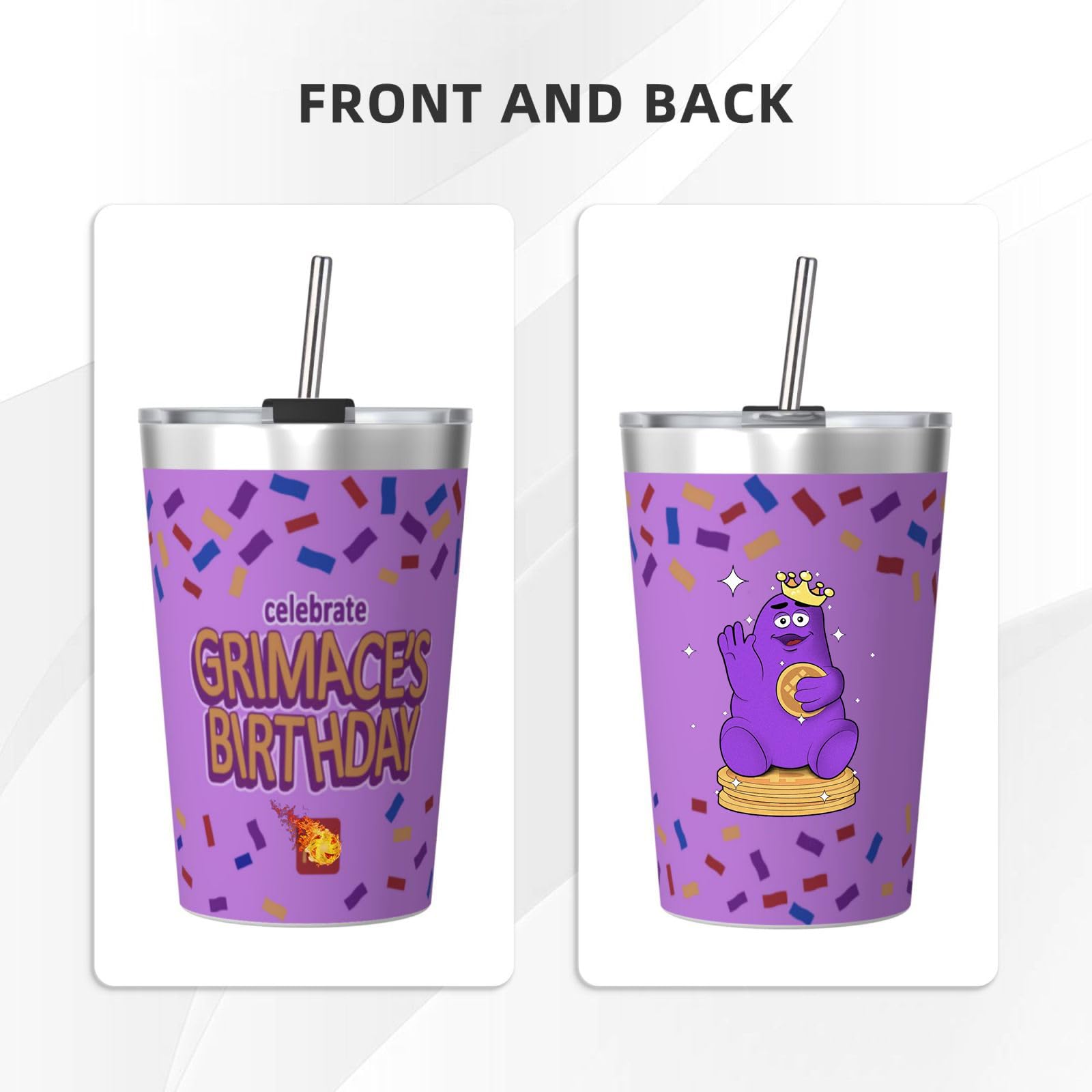 20oz Stainless Steel Tumbler, Insulated Personalized Cups, Coffee Mugs with Lid for Ice & Hot Drink