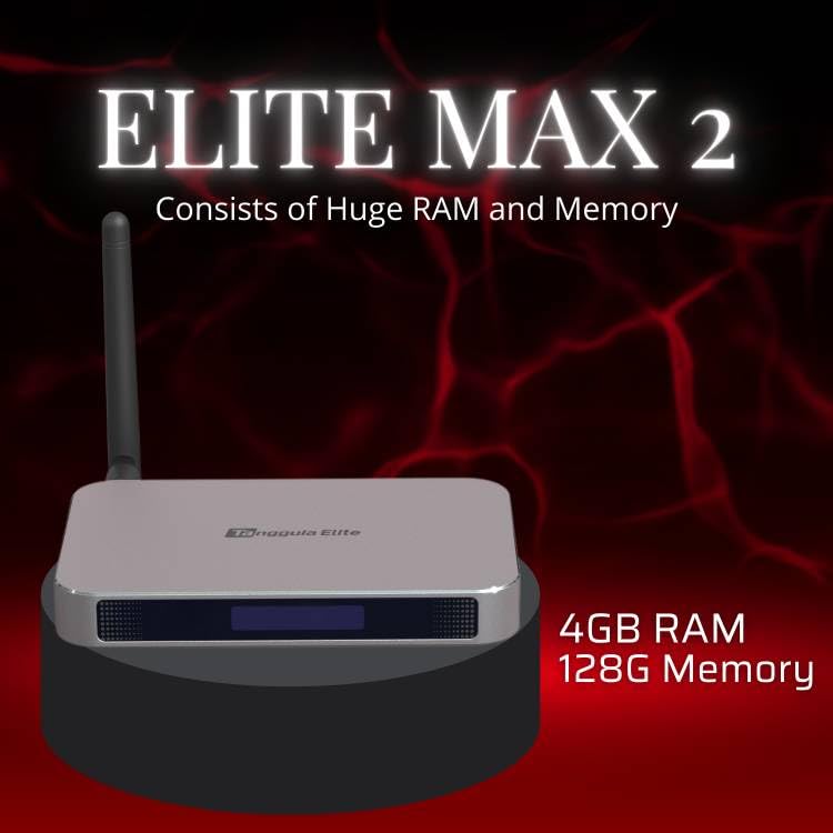 2023 Elite Max 2 Series 4Gb 128GB Android 11 IP TV Box New Technology (Comes with The Newest Update)