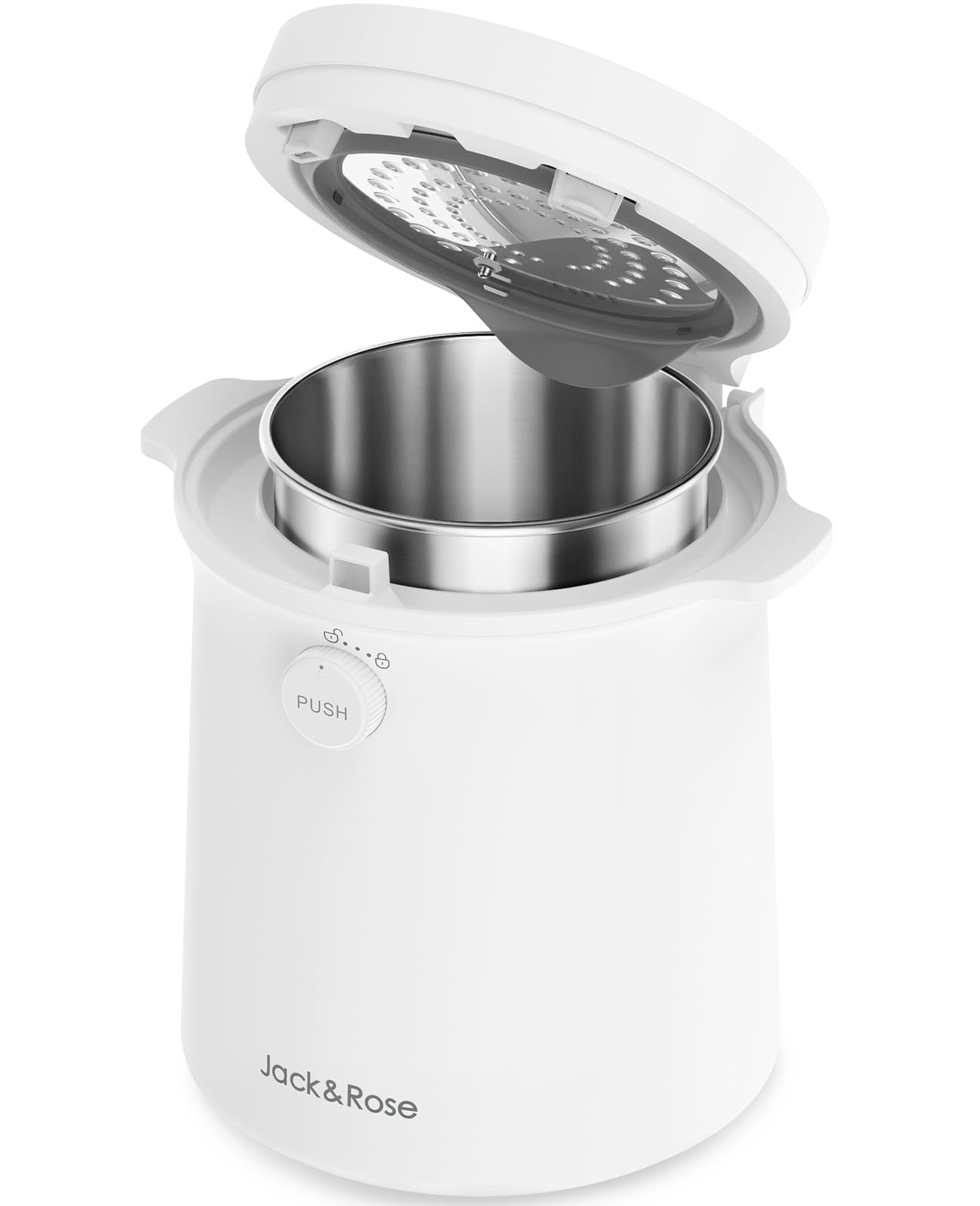3L Stainless Steel Humidifier Easy Clean with Steam Warm Mist, Dishwasher Safe Humidifier for Bedroom, with Sleep Mode, Timer and Auto-off Setting