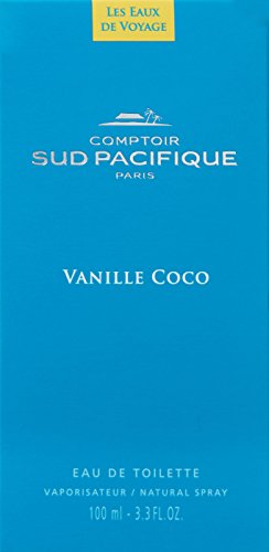 Comptoir Sud Pacifique Vanille Coco Eau de Toilette Spray, 3.3 Fl Oz