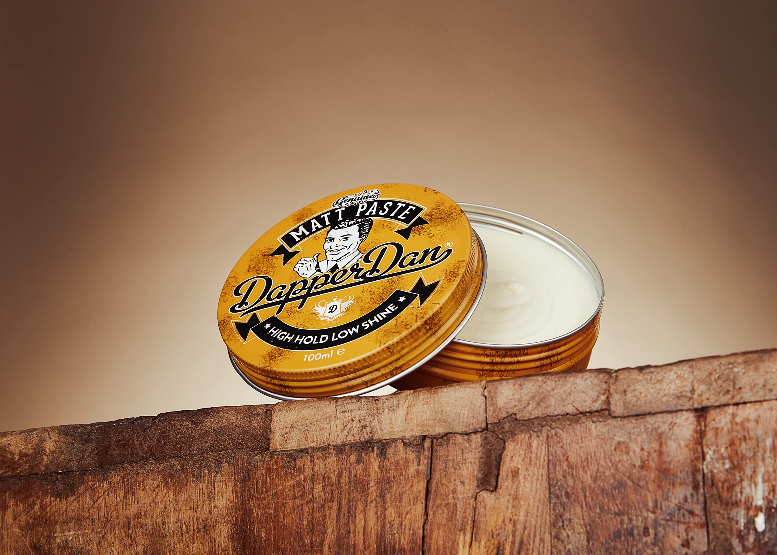 Dapper Dan Matt Paste, High Hold Low Shine Hair Paste for Men, Versatile Hair Product with Flexible Hold for All Styles, Vintage Cologne Fragrance, 1 x 100ml