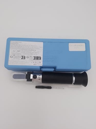 Alcohol Refractometer 0~80% for Liquor Spirit Alcohol Volume Percent Measurement with Automatic Temperature Compensation (ATC)