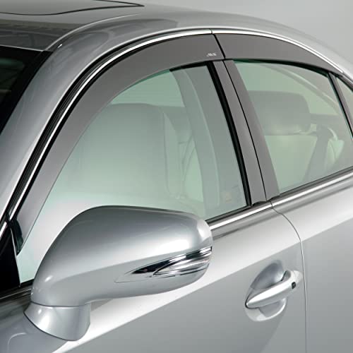 Auto Ventshade [AVS] Low Profile Ventvisor | 2010 - 2017 Cadillac SRX, Smoke - 6 pc. | 796003