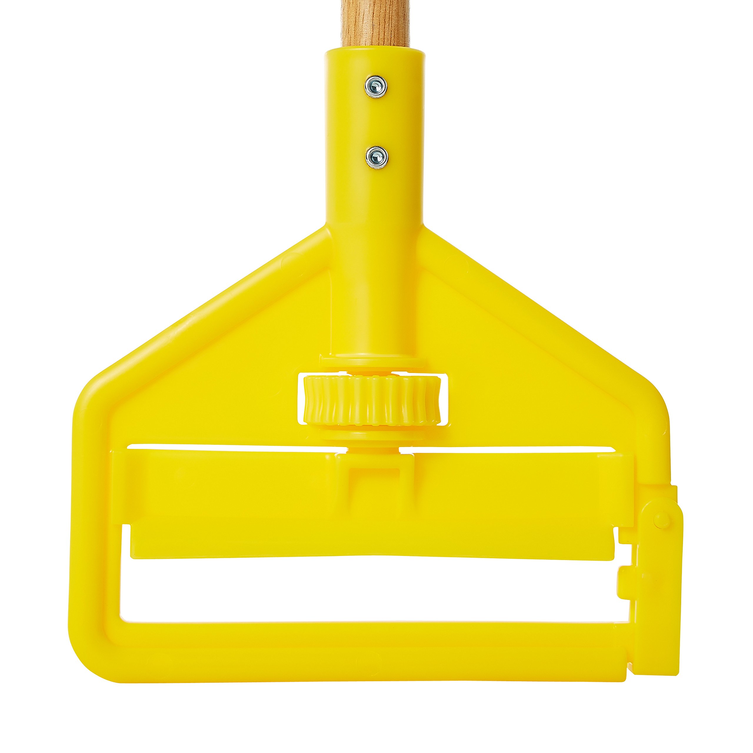 Rubbermaid Commercial Products Invader 60" Wood Wet Mop Handle, Natural, for Professional/Industrial Floor Cleaning, Compatible with 1" Headband Mops