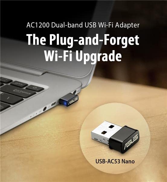 Asus USB-AC53 Nano IEEE 802.11ac - Wi-Fi Adapter for Notebook