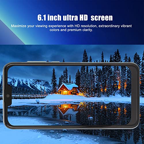 ASHATA I13 Pro Max Unlocked Android Smartphone Celular, 6.1in FHD Screen Face Unlock Mobile Phone, 1GB RAM 16GB ROM, Camera Front 2MP Rear 5MP, 3G Net Cellphone, 2400mAh