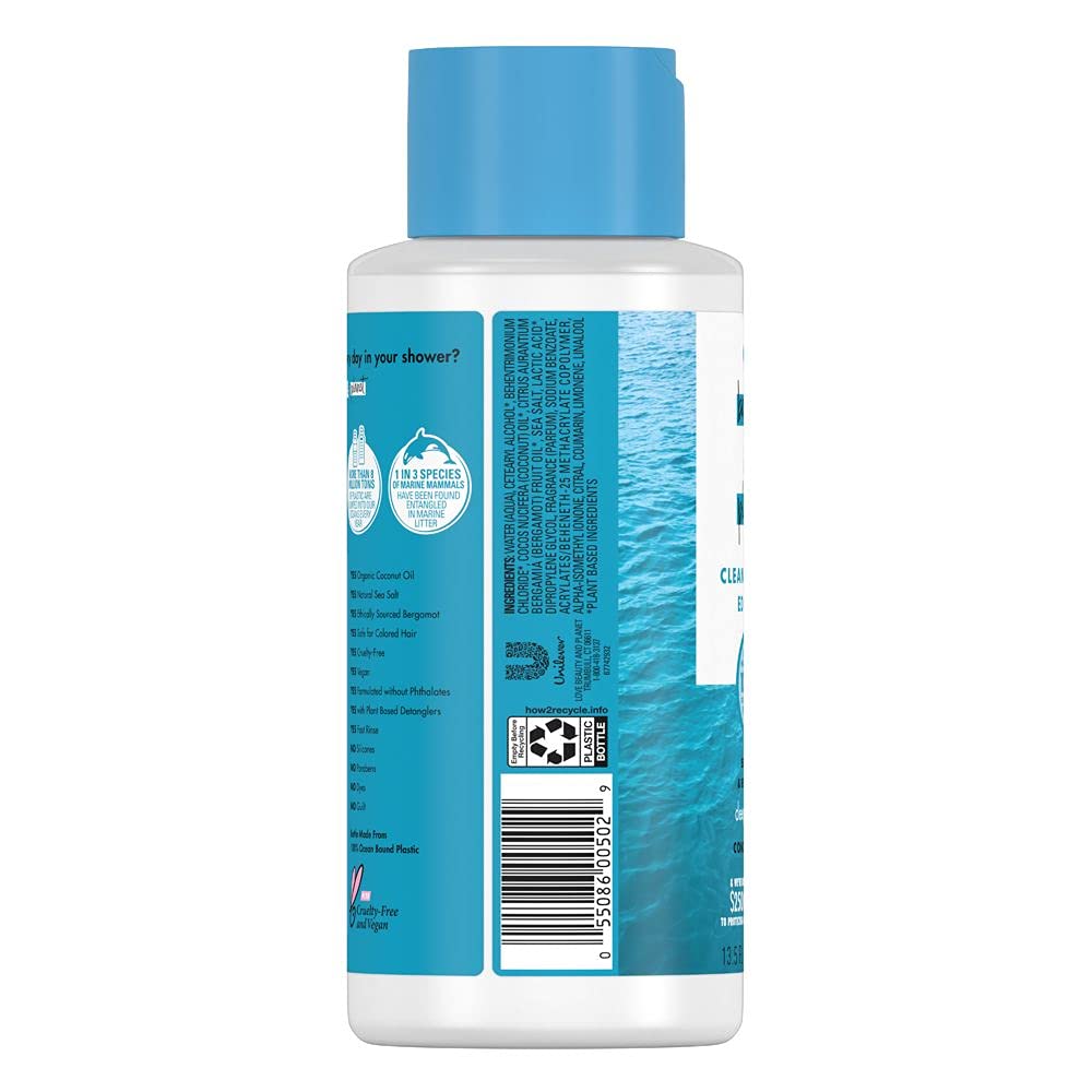 Love Sea Salt & Bergamot Deep Detox Conditioner, Clean Oceans Edition, 13.5 fl oz