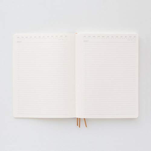 2019 DesignWorks Ink JF10-1006 Ink Standard Issue No. 4 Project Planner Notebook No. 4: 7.5" x 10", Black