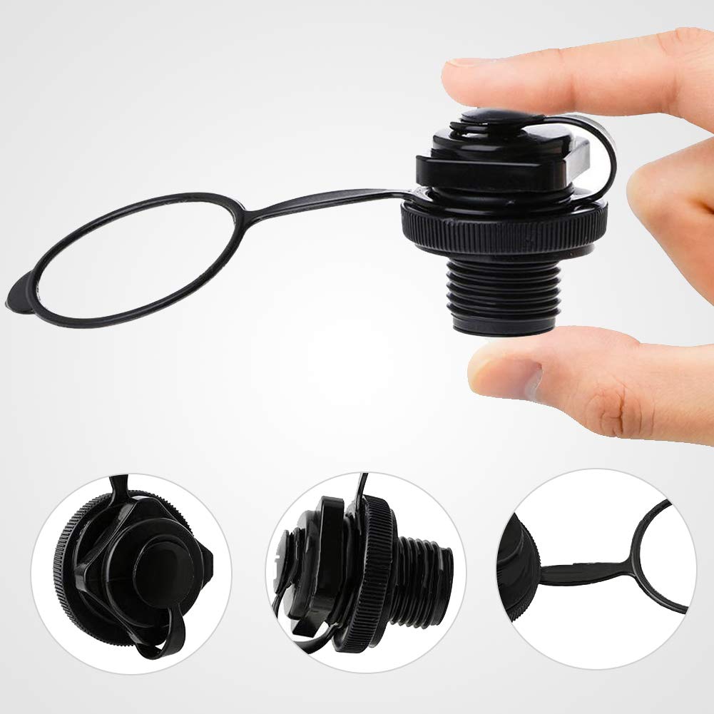 2Pcs Spitfire Tube Valve Replacement, Kayak Intex Inflatable Boat Replacement 0ne-Way Inflation Boat Spiral Air Plugs for Inflatable Raft Boat Kayak Intex Kayak Replacement Parts