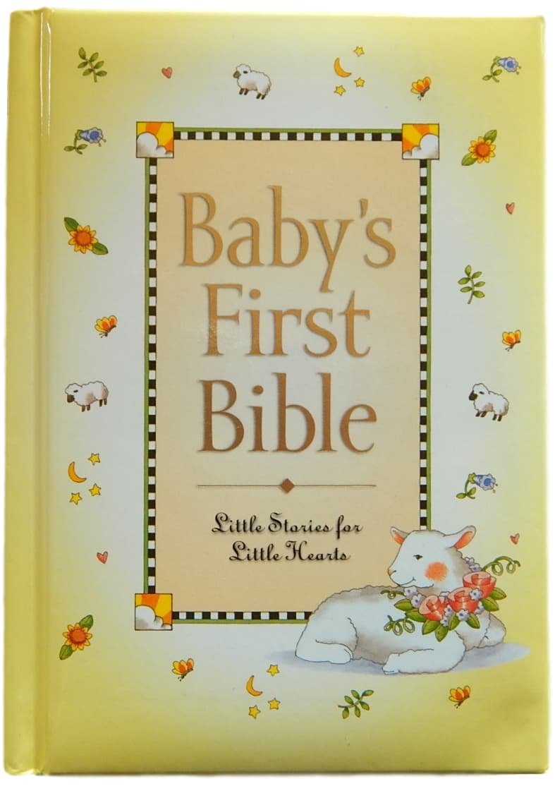 Bigdream Baby Catholic Baptism Gift Set, Includes Baby's First Rosary and Baby's First Bible, Perfect Baptism, Christening, Shower Gifts