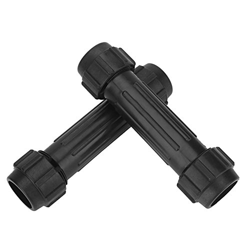 2pcs Paddle Connector Plastic Paddle Oars Shaft Connector Screw Joint Part Replacement for Inflatable Boat Kayak Canoe Paddles