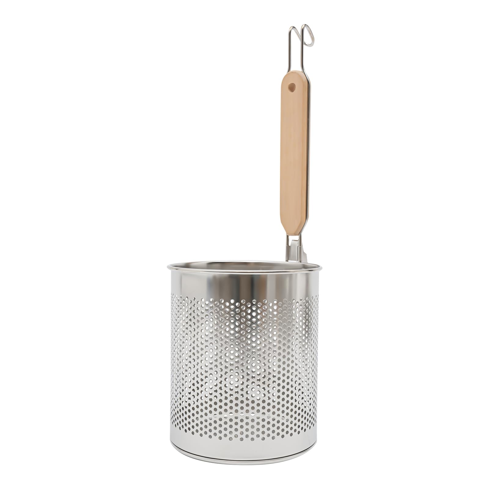 5 Holes Pasta Cooker,Insert Set Stainless Steel Pasta Pot,Lightweight Pasta Cooking Tool With Strainer Basket for Home Kitchen Restaurant 37L/39qt