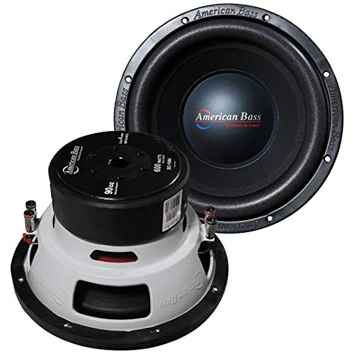 American Bass Usa XO 1044 600 Watt Max Dual 4Ohm 10 Inch Subwoofer, Black
