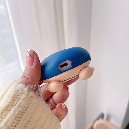 AOLABOKY PVC Earphone Case for Xiaomi Redmi Buds 3 Pro and XiaoMi Redmi AirDots 3 Pro,Cute 3D Funny Cartoon Cool Design Skin Protective Silicone Case with Keychain (carby)