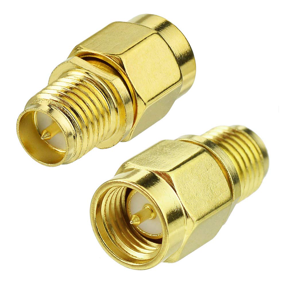 Superbat 900MHz 3G 4G Antenna 9Dbi External Omni Rubber Duck Antenna with RP-SMA Connector + RP-SMA Female to SMA Male Adapter for Router Security Camera Gateway Modem etc.