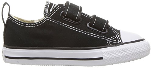 Converse Boys' Chuck Taylor All Star 2V Low Top Sneaker, Black, 6 M US Toddler