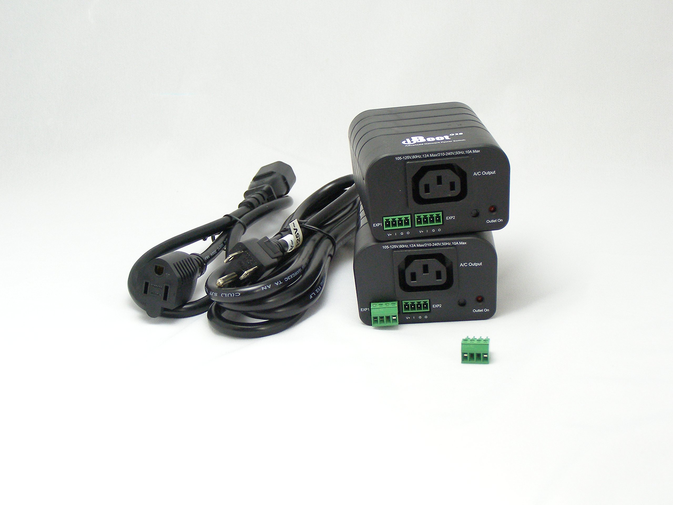 Dataprobe iBoot-G2S Web IP Power Switch, 12 AMPs at 105-125 VAC, Built-in 2 Port Network 10/100 Switch, Remote Power Switch, Cloud Controlled. Remote Devices Remotely