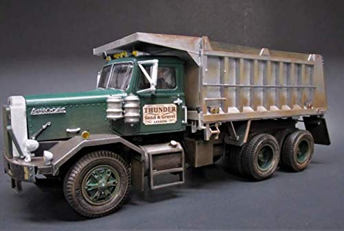 AMT Autocar Dump Truck - 1/25 Scale Model Truck Kit - Buildable Vintage Vehicle for Kids and Adults