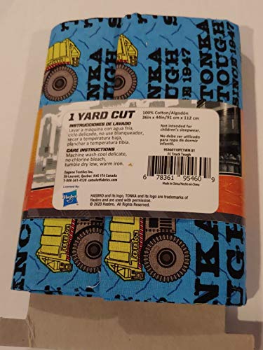 Tonka Tough 1 Yard Cut - 100% Cotton Material